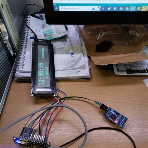 Simple ESP8266 NTP Clock On VFD Display 256x50 Hackaday Io