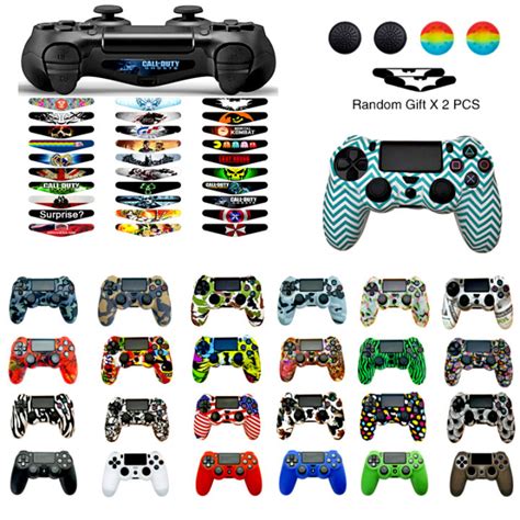 25 Colors Silicone Camo Protective Skin Case For Sony Dualshock 4 PS4 DS4 Pro Slim Controller
