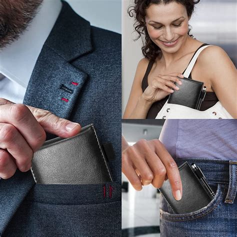 Amazon Com Black Mini Pocket Notepad With Pen 3 5 X 5 5 Leather Business Notebook With