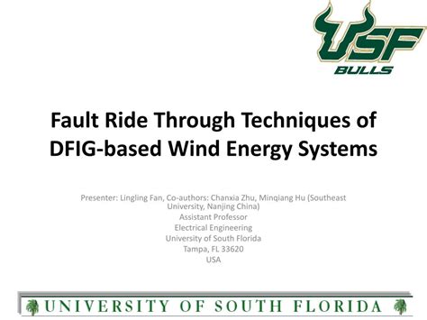 Ppt Fault Ride Through Techniques Of Dfig Based Wind Energy Systems Powerpoint Presentation