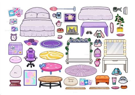 Paper Toca Boca 5 Paper Doll House Paper Doll Template Paper Doll