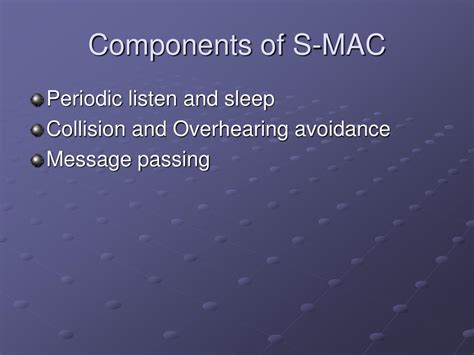 PPT S MAC Sensor Medium Access Control Protocol PowerPoint Presentation ID