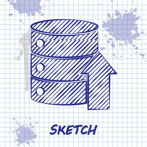 Server Sketch Stock Illustrations 2696 Server Sketch Stock