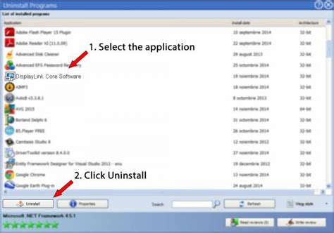 DisplayLink Core Software Version By DisplayLink Corp How To Uninstall It