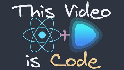 I Made This Video Using React YouTube