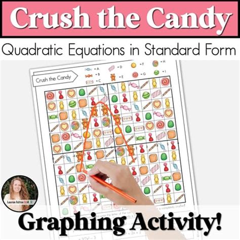 Graphing Quadratic Equations Of Parabolas In Standard Form Activity
