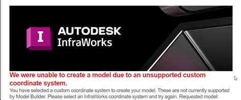 We Were Unable To Create Your Model Due To Technical Issues When
