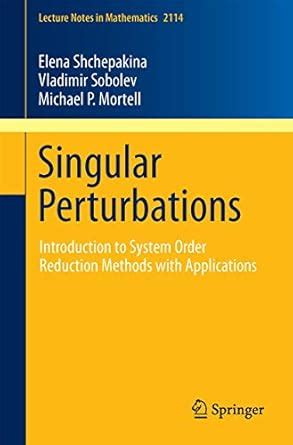 Singular Perturbations Introduction To System Order Reduction Methods With Applications 2114