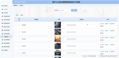 计算机毕业设计springboot基于vue的交通管理系统的设计与实现pvfg19【附源码】苏苏酱 ゛计算机毕设源码程序的博客 Csdn博客