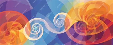 A Graphic Design Of The Fibonacci Sequence With Each Number Represented