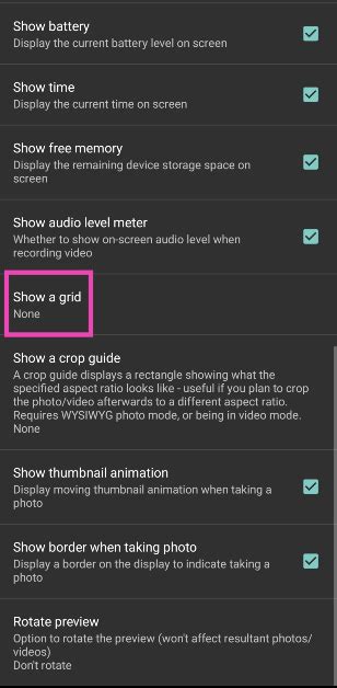 How To Add Level And Grid Lines To Your Android Phones Camera App