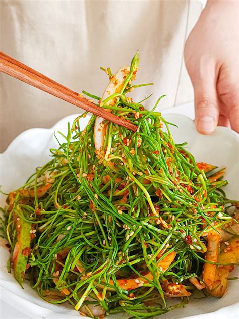 세발나물무침 요리 레시피 제철 세발나물 겉절이 만드는 법 네이버 블로그