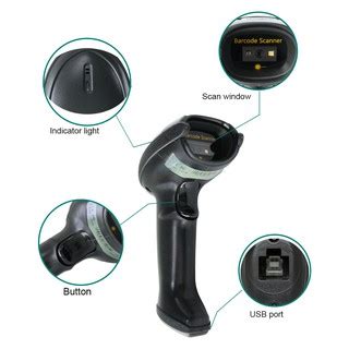 TEKLEAD 2D Handheld Wired USB Wireless Bluetooth Barcode Scanner CMOS 1D QR Code Reader Shopee