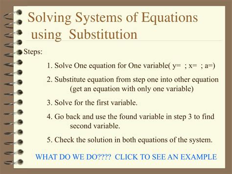 Ppt Solving Systems Of Equations Using Substitution Powerpoint Presentation Id 526045