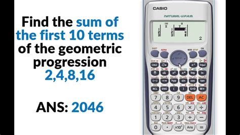 Sum Of Geometric Sequence Calctech Youtube