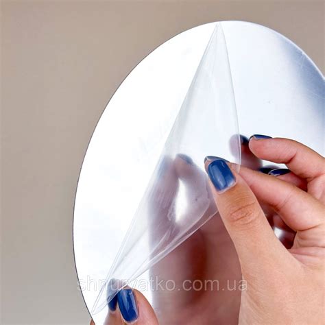 Акрилове дзеркало 20 см що не бється на самоклейці основа для макраме продаж ціна у Харкові