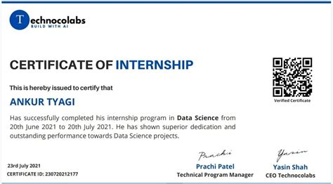 Ankur Tyagi On Linkedin Happy To Share That I Have Completed My Data