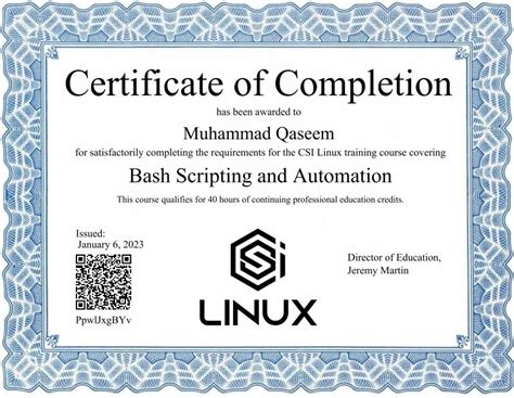 Csi Linux Bashshellscripting Automation Muhammad Qaseem