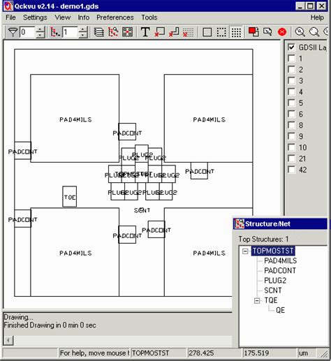 Displaying Structure Outlines