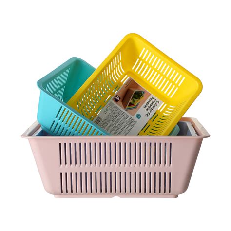 4 Piece Colander Set Miniso Bahrain