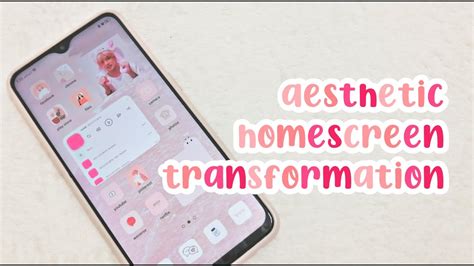 Aesthetic Homescreen Transformation Ios 14 On Android Youtube