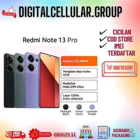 Jual Xiaomi Redmi Note Pro Gb G G Gb Di Seller Digitalcellulargroup