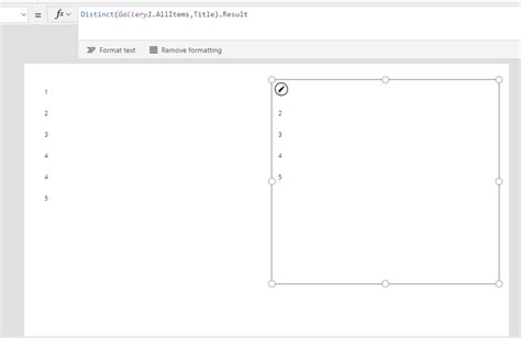 Powerapps Get Your Unique Items Listed In A Gallery