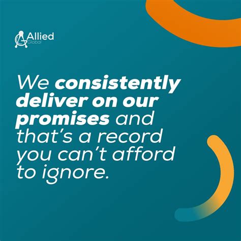 Allied Global On Linkedin Excellence Is One Of The Values That Characterizes Us In Everything We…