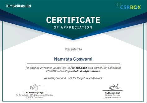 Namrata Goswami On Linkedin Dataanalytics Internship