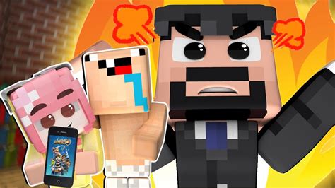 잉여맨 가족상황극 아빠몰래 휴대폰게임을 해요🕵 마인크래프트 Minecraft Youtube