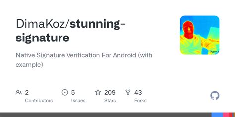 GitHub DimaKoz Stunning Signature Native Signature Verification For Android With Example