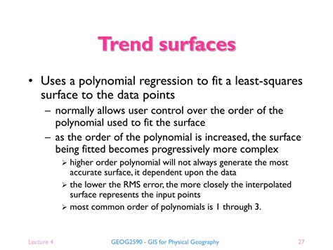 Ppt Lecture 4 Interpolating Environmental Datasets Powerpoint Presentation Id4051014