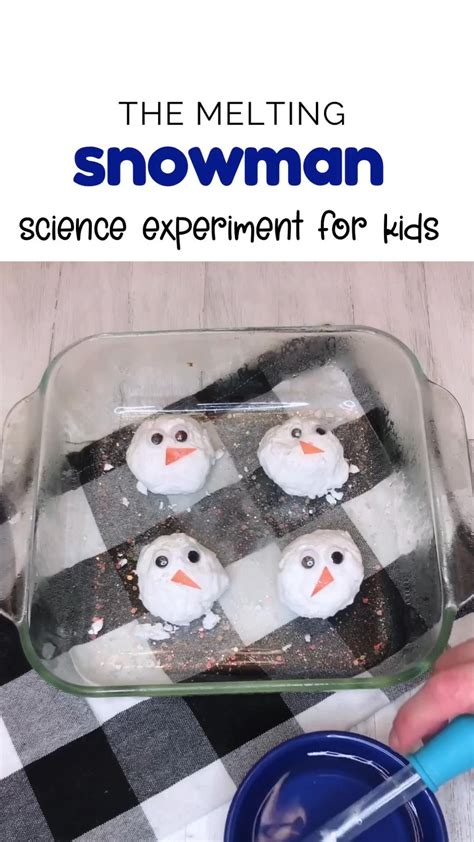 Melting Snowman Science Experiment Artofit