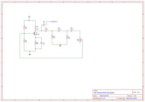 RC Phase Shift Oscillator OSHWLab