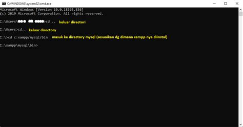 Cara Membuat Dan Import Database Sql Menggunakan Command Line Cli Source Code Dan Tutorial