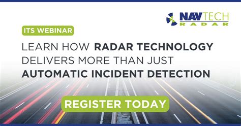 Navtech Radar On Linkedin Its Webinar More Than Automatic Incident Detection