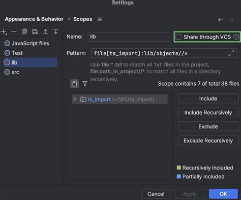 Scopes And File Colors Webstorm Documentation