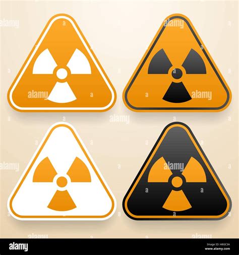 Orange Warning Sign Stock Vector Images Alamy