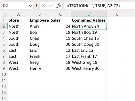 Excel How To Combine Three Columns Into One