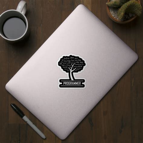 Programmer Tree Programmer Sticker Teepublic