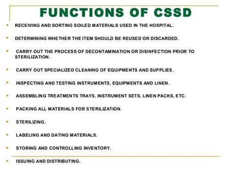 Project On Cssd