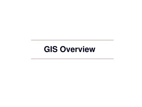 PPT GIS Lecture Introduction To GIS PowerPoint Presentation Free Download ID