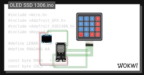 Oled Ssd O Wokwi Esp32 Stm32 Arduino Simulator