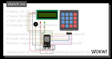 Challenge 44 Keypad Untuk Input Password Lcd Awalan Bukan 0