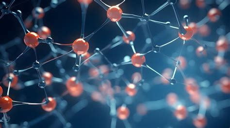 Premium Ai Image Abstract Molecular Structure