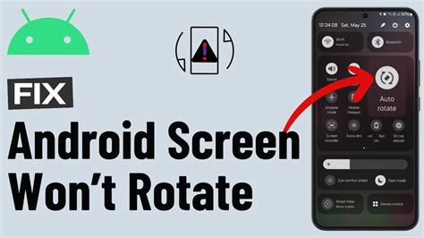 fix auto rotate not working on android in 1 minute youtube