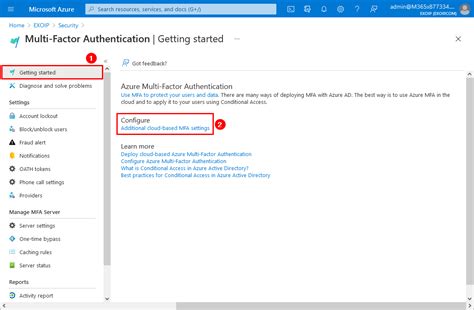Azure Mfa Settings Cclascomm