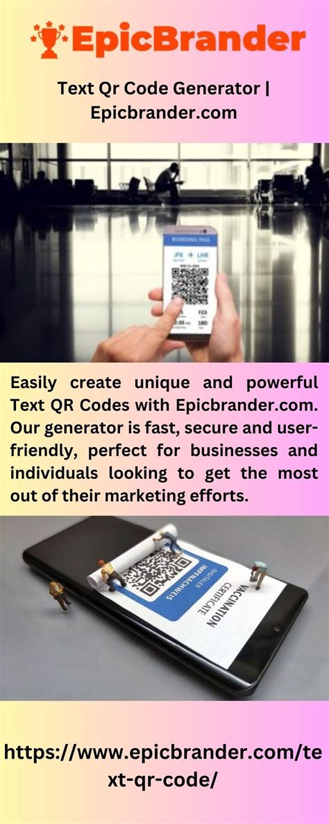 Text Qr Code Generator Epicbrander Medium