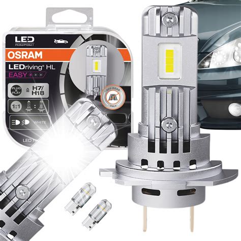 2X OSRAM H7/H18 LED ŻARÓWKA ŻARÓWKI RETROFIT WIĘCEJ ŚWIATŁA +200 EASY ...