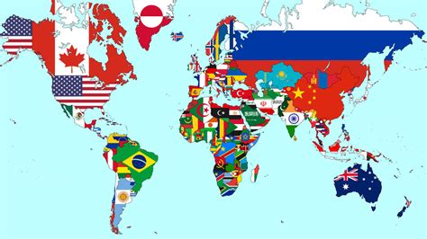 Flag Map Of The World With Microstates By Canhduy2006 On Deviantart